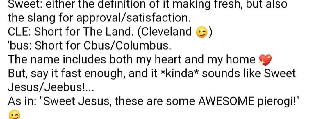 About | Sweet CLE-'bus! Handmade Pierogi